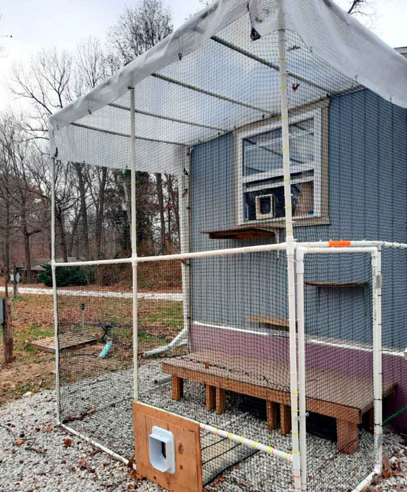 Cat Netting (by-the-foot) - Black – Catnetting