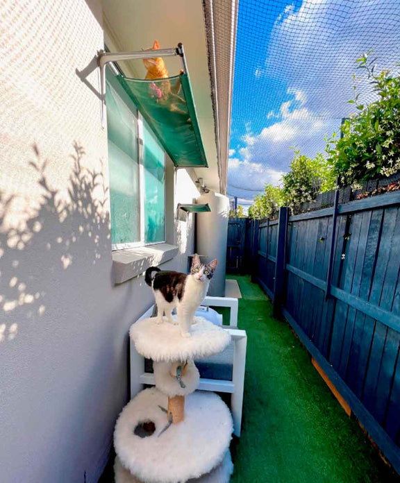 Cat Netting (by-the-foot) - Stone – Catnetting