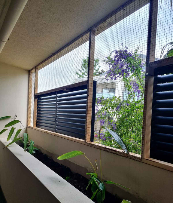 Premium Cat Netting W/ Stainless Steel (by-the-foot) – Catnetting