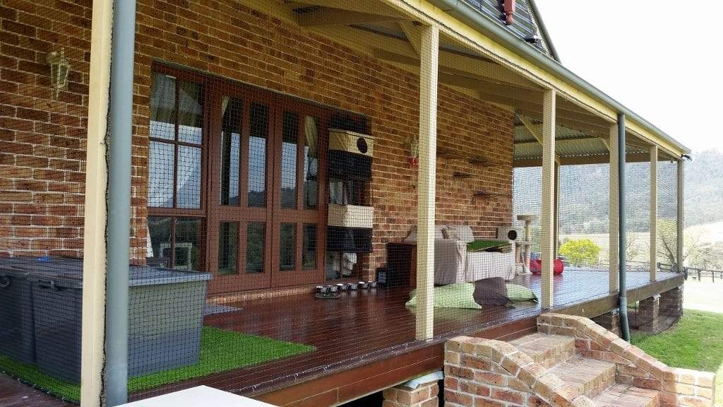 Cat Netting with Reinforced Edging 24' x 6' – Catnetting