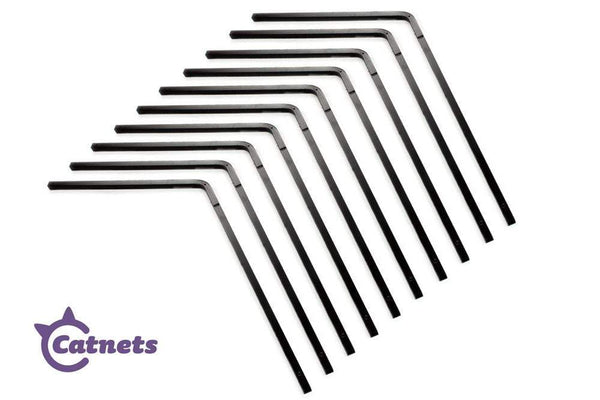 Angled Fence Extension bracket 10pk – Catnetting