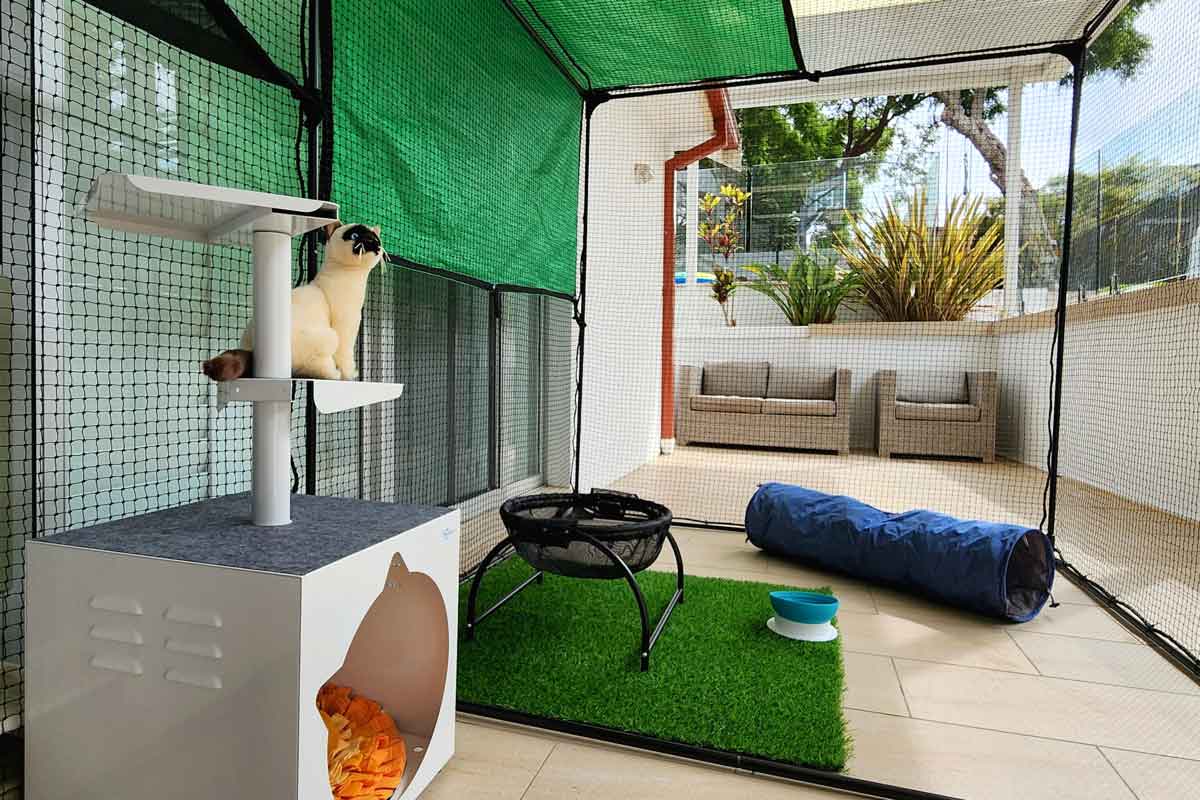 Double Size Classic Portable Catio 11'8" – Catnetting